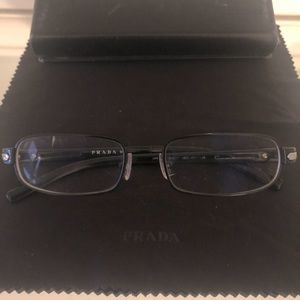Prada | Accessories | Prada Eyeglass Frames Case And Cleaning Cloth ...